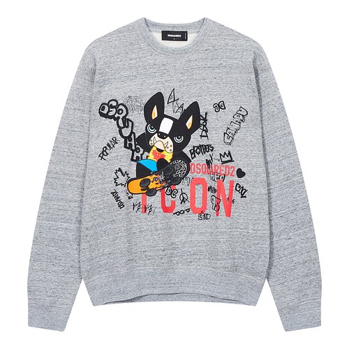 Dsquared2디스퀘어드2 Icon 도그 프린트 크루넥 맨투맨 Sivillage 에스아이빌리지