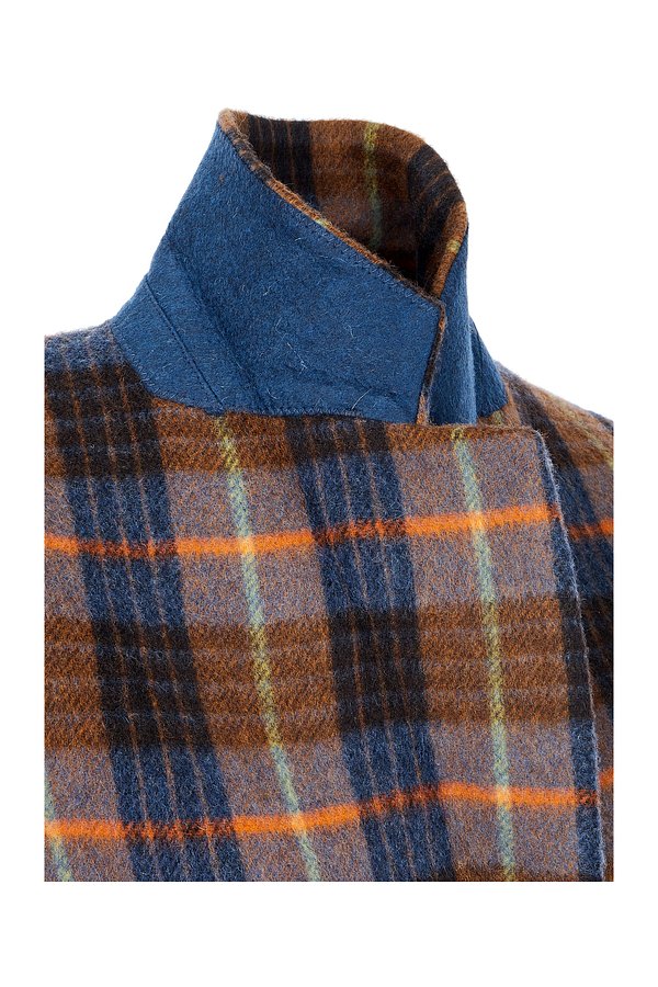 Paul Smith폴스미스 Ps Paul Smith 여성 체크 패턴 더블 코트 Sivillage 에스아이빌리지