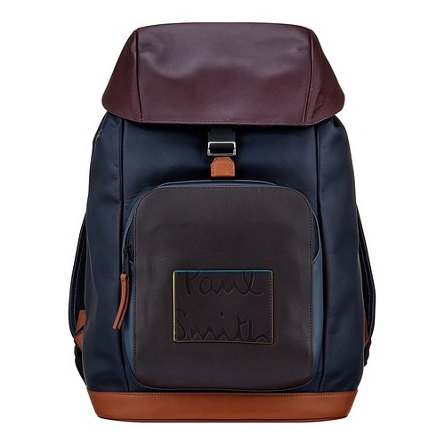 Paul Smith폴스미스 컬러 블록 레더 백팩 Sivillage 에스아이빌리지