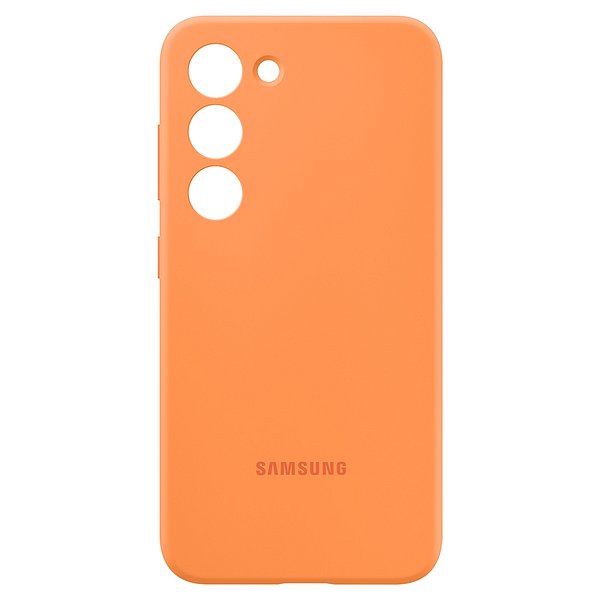Samsung삼성전자 삼성 정품 갤럭시 S23 실리콘 케이스 오렌지 Sivillage 에스아이빌리지