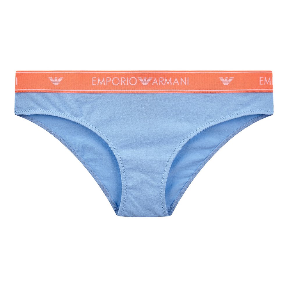 Emporio Armani Underwear엠포리오 아르마니 언더웨어 배색 로고 푸쉬업 브라 And 팬티 세트 Si