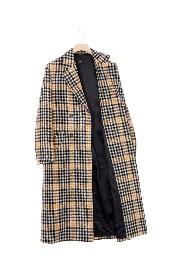 Paul Smith폴스미스 Ps Paul Smith 여성 빅 체크 패턴 더블 코트 Sivillage 에스아이빌리지