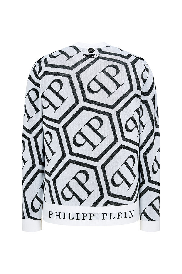 Philipp Plein Golf필립플레인 골프 Men 헥사 모노그램 크루넥 스웨터 Sivillage 에스아이빌리지
