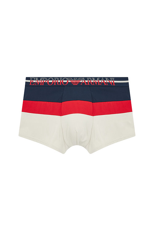 Emporio Armani Underwear엠포리오 아르마니 언더웨어 남성 라인 로고 밴딩 컬러 블록 드로즈 Si