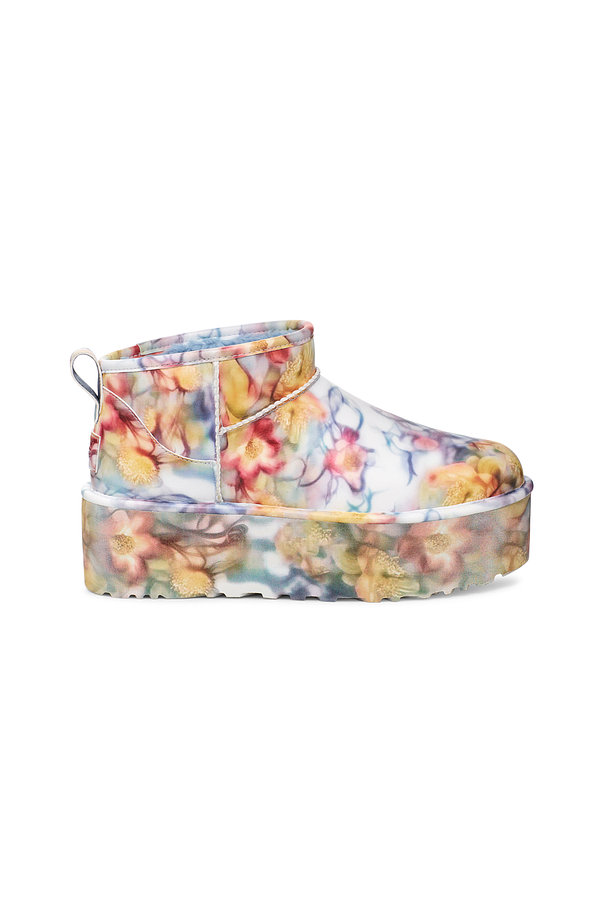 Ugg어그 남녀공용 Ugg X Collina Strada 스웨이드 레더 미니 어그 Cs 클래식 울트라 미니 Si