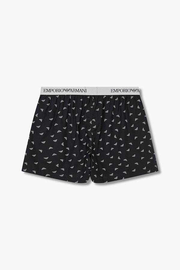 Emporio Armani Underwear엠포리오 아르마니 언더웨어 남성 풀 로고 밴딩 패턴드 트렁크 Si