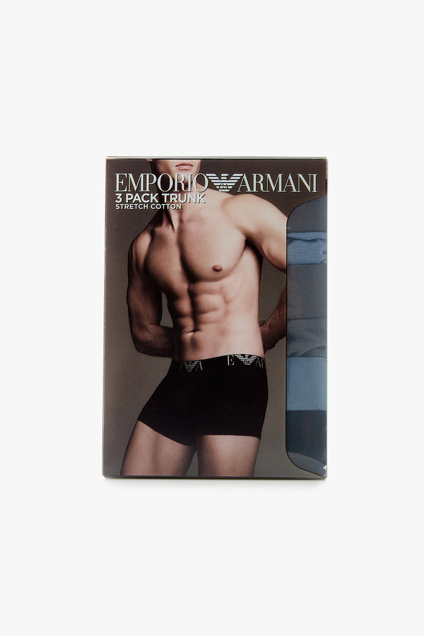 Emporio Armani Underwear엠포리오 아르마니 언더웨어 Siv 단독 판매 남성 이글 로고 밴딩 코튼 드로즈