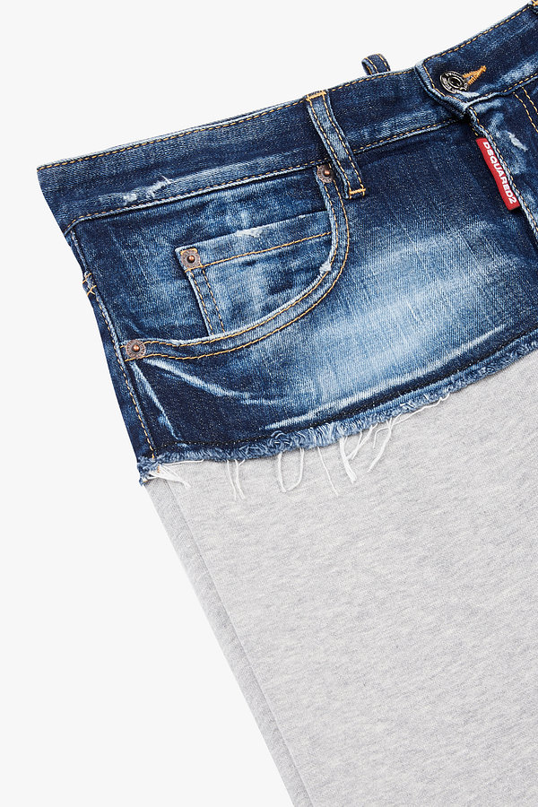 Dsquared2디스퀘어드2 여성 데님 배색 트랙 팬츠 Sivillage 에스아이빌리지