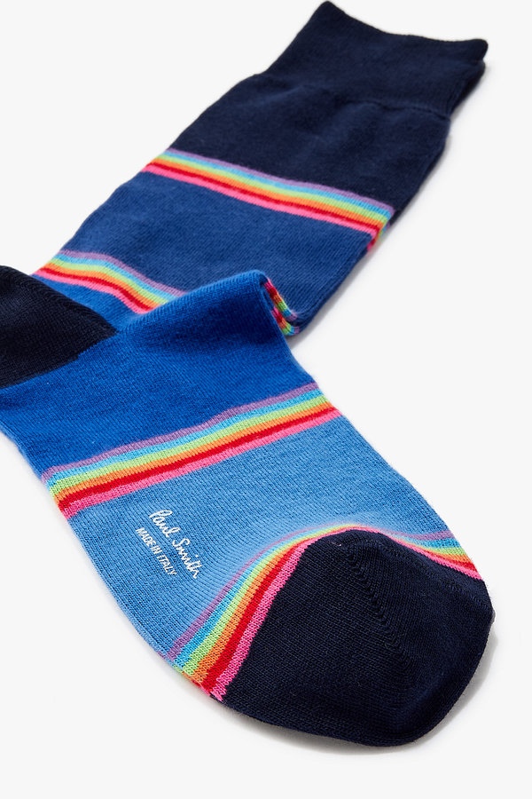Paul Smith폴스미스 Ps Paul Smith 스트라이프 배색 코튼 삭스 3pack Sivillage 에스