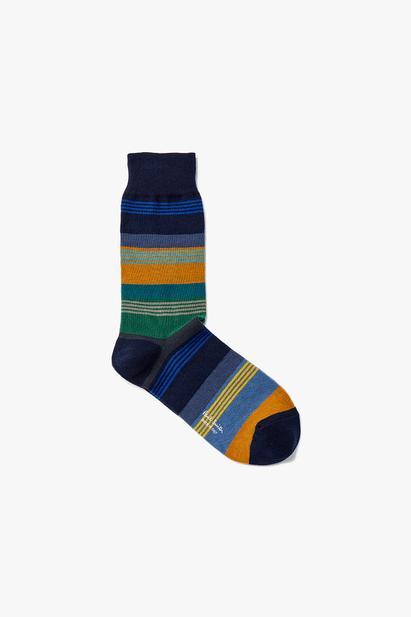 Paul Smith폴스미스 Ps Paul Smith 스트라이프 배색 코튼 삭스 3pack Sivillage 에스