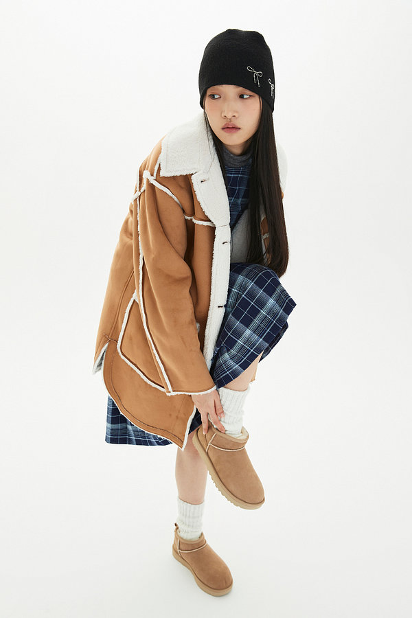 Ugg어그 Women 스웨이드 레더 미니 부츠 클래식 울트라 미니 Sivillage 에스아이빌리지
