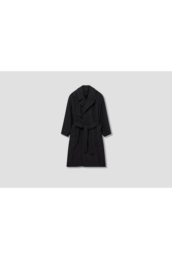 LEMAIRE(르메르) 24FW 르메르 코트 더플 소프트 울 알파카 CO1073 LF504 블랙 | S.I.VILLAGE (에스 ...
