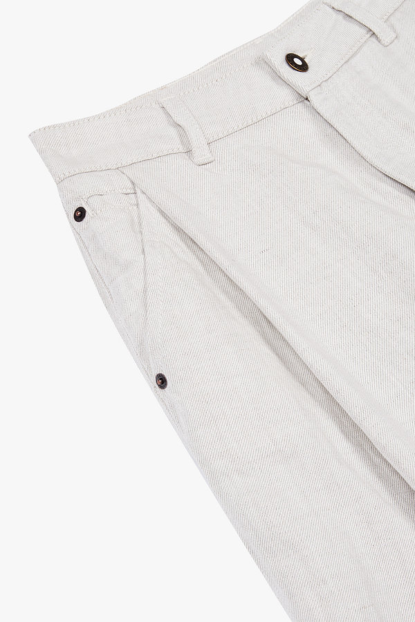 Emporio Armani엠포리오 아르마니 여성 린넨 블렌드 벌룬 데님 팬츠 Sivillage 에스아이빌리지