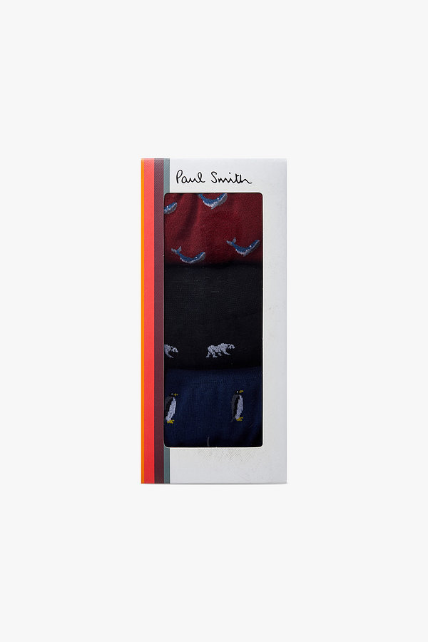 Paul Smith폴스미스 Ps Paul Smith 애니멀 패턴 코튼 삭스 3pack Sivillage 에스아이빌리지
