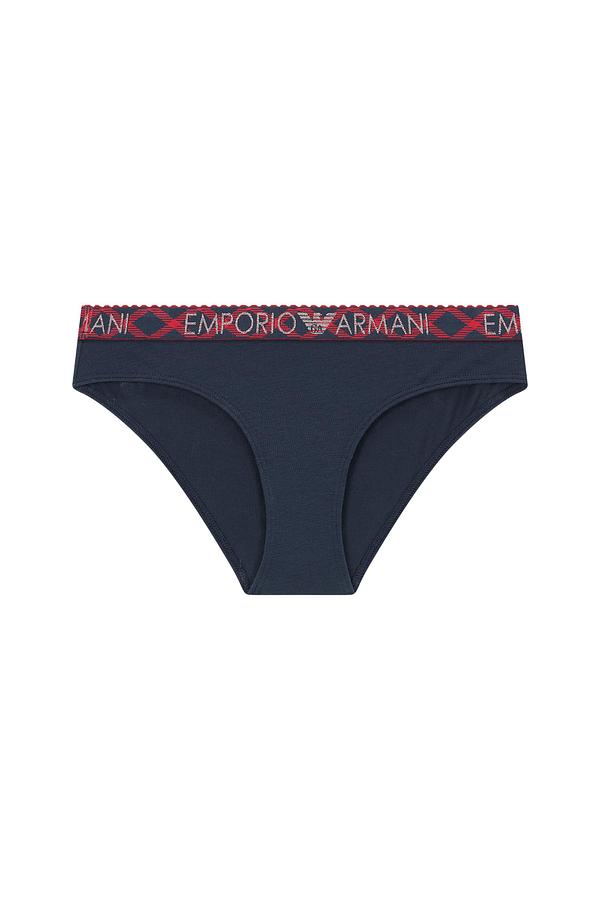 Emporio Armani Underwear엠포리오 아르마니 언더웨어 여성 엑스 패턴 밴드 푸쉬업 브라 And 스캘럽 로고 밴딩