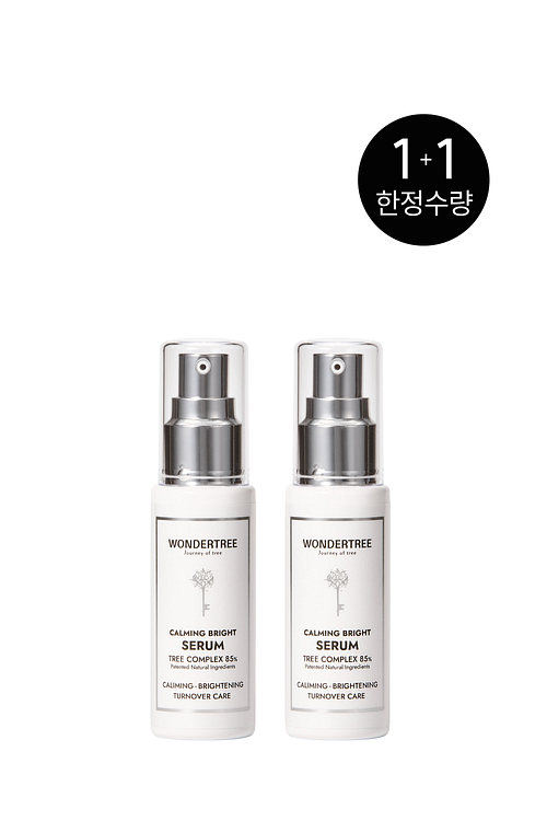 WONDERTREE(원더트리) [1 + 1] #톤업 #탄력 #리페어 #항산화_카밍 브라이트 세럼 50ml | S.I ...