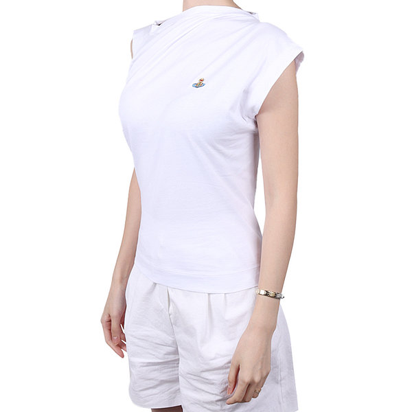Vivienne Westwood비비안웨스트우드 비비안웨스트우드 23fw 여성 헤보 반팔티 화이트 1504000a J001m