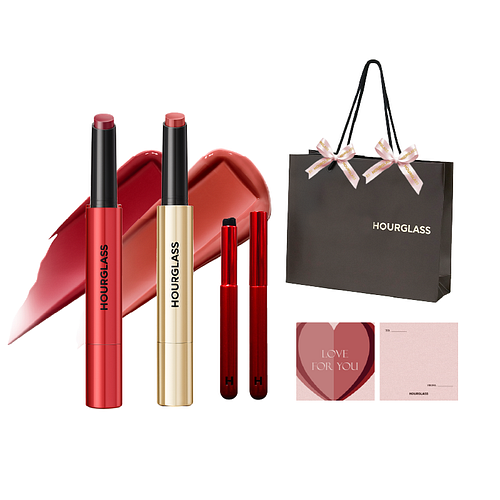 Hourglass아워글래스 종료 선물포장 팬텀 글로시밤 듀오 레드제로and슬립 Sivillage 에스아이빌리지