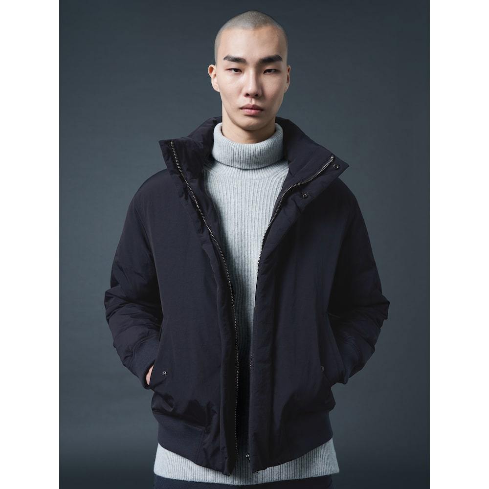 SHIFT.G(시프트지) Short Puffer Down Jumper Navy (GS2938T15R) | S.I.VILLAGE ...