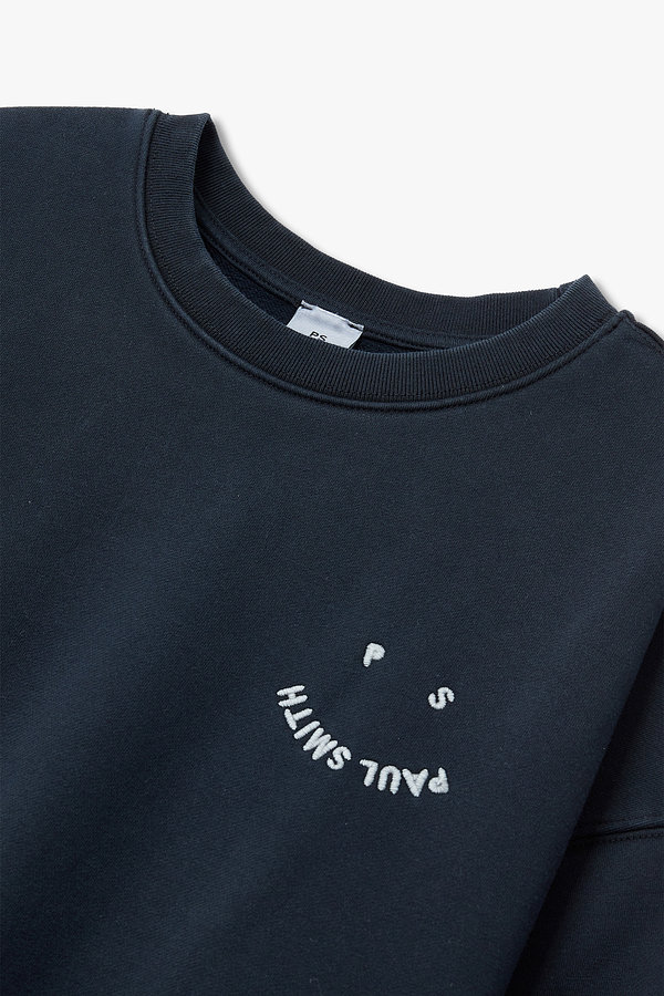Paul Smith폴스미스 Ps Paul Smith 여성 해피 로고 와이드 맨투맨 Sivillage 에스아이빌리지