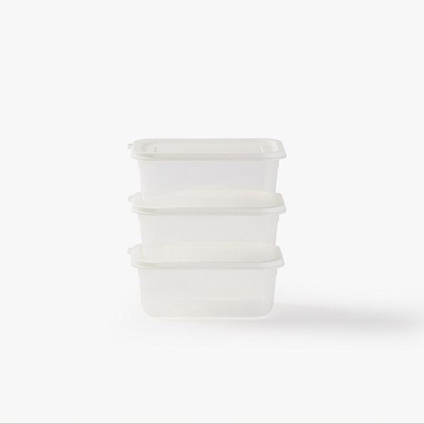 Jaju자주 소프트싱싱 간편용기480ml3개아이보리 Sivillage 에스아이빌리지