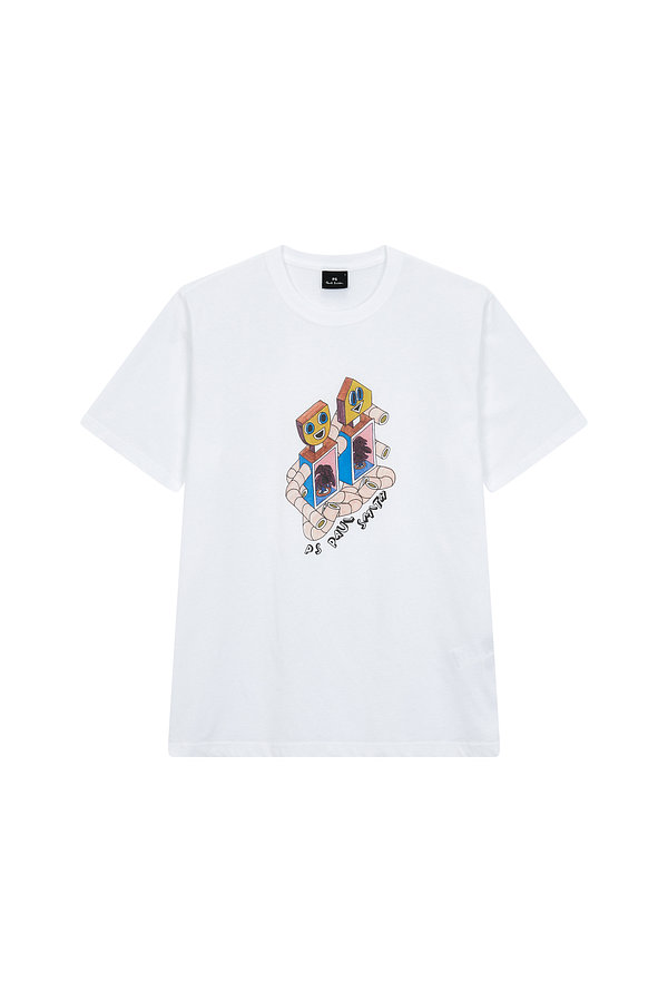 Paul Smith폴스미스 Ps Paul Smith 로봇 그래픽 코튼 티셔츠 Sivillage 에스아이빌리지