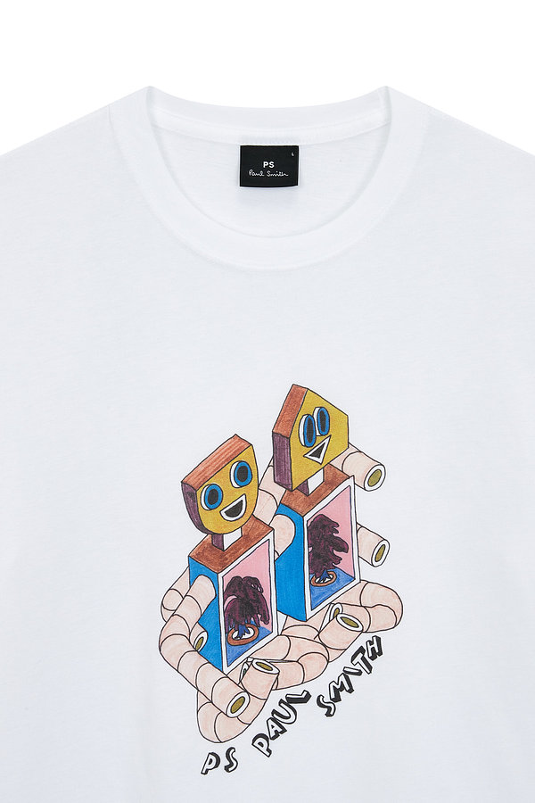 Paul Smith폴스미스 Ps Paul Smith 로봇 그래픽 코튼 티셔츠 Sivillage 에스아이빌리지