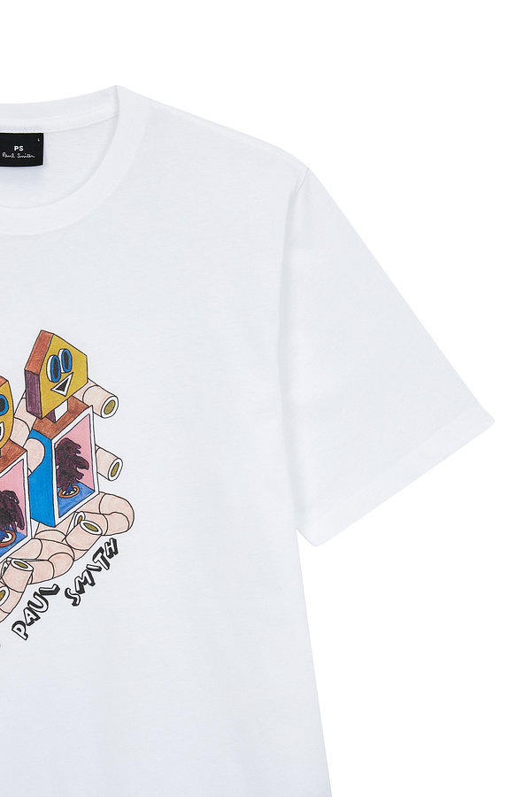 Paul Smith폴스미스 Ps Paul Smith 로봇 그래픽 코튼 티셔츠 Sivillage 에스아이빌리지