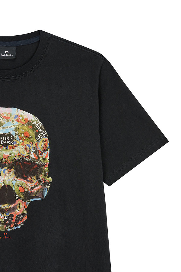 Paul Smith폴스미스 Ps Paul Smith 스티커 스컬 코튼 티셔츠 Sivillage 에스아이빌리지
