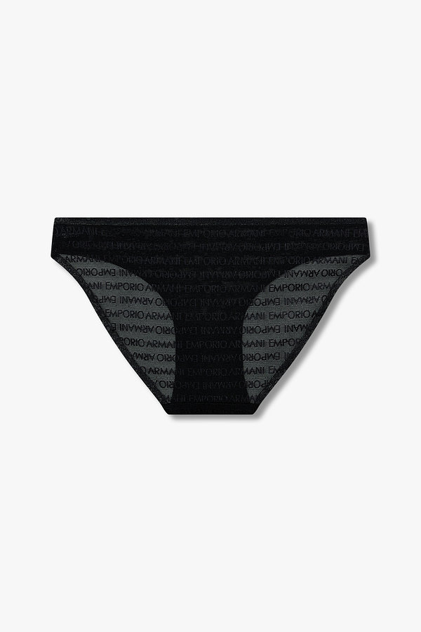 Emporio Armani Underwear엠포리오 아르마니 언더웨어 여성 자수 로고 패턴 메쉬 브리프 Si