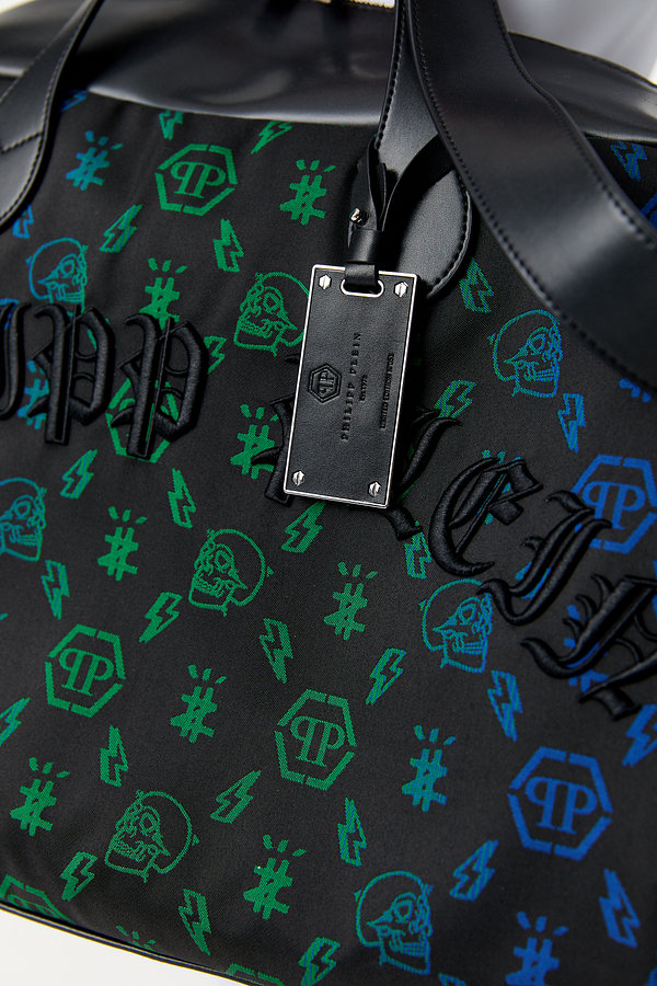 Philipp Plein Golf필립플레인 골프 Men 스컬 레인보우 자카드 보스턴백 Sivillage 에스아이빌리지
