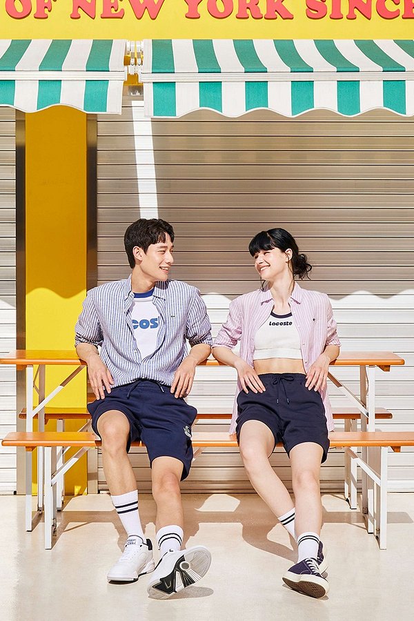 Lacoste라코스테 라코스테 남성 린넨 스트라이프 셔츠 Ch728e 54g 166 Sivillage 에스아이빌리지