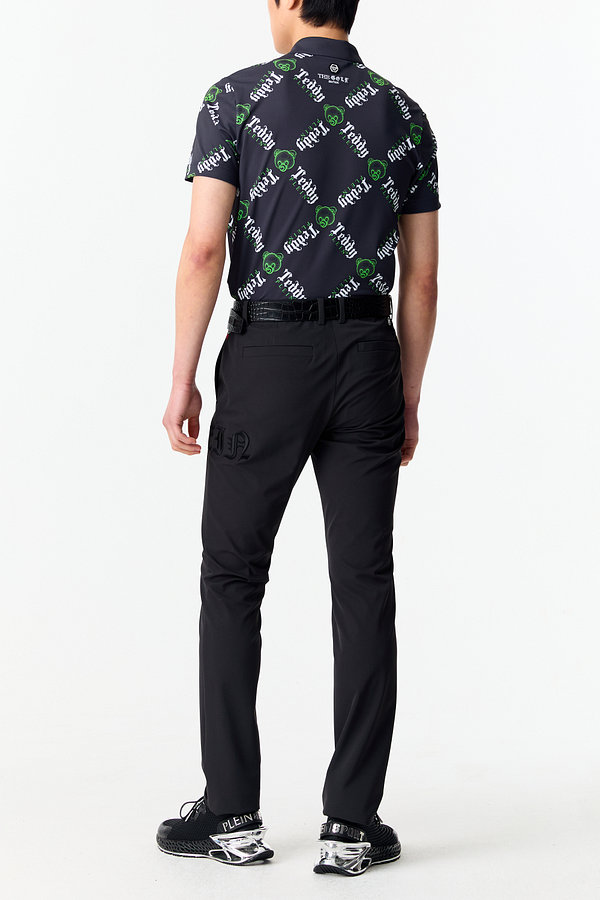 Philipp Plein Golf필립플레인 골프 Men 테디 모노그램 폴로 셔츠 Sivillage 에스아이빌리지