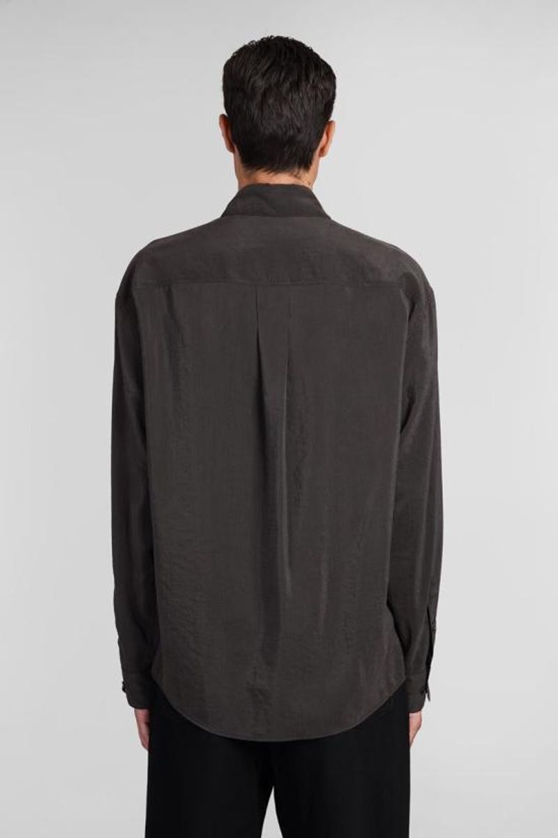 LEMAIRE(르메르) 24FW 르메르 긴팔 셔츠 406044 SH1116LF1308 BROWN | S.I.VILLAGE (에스 ...