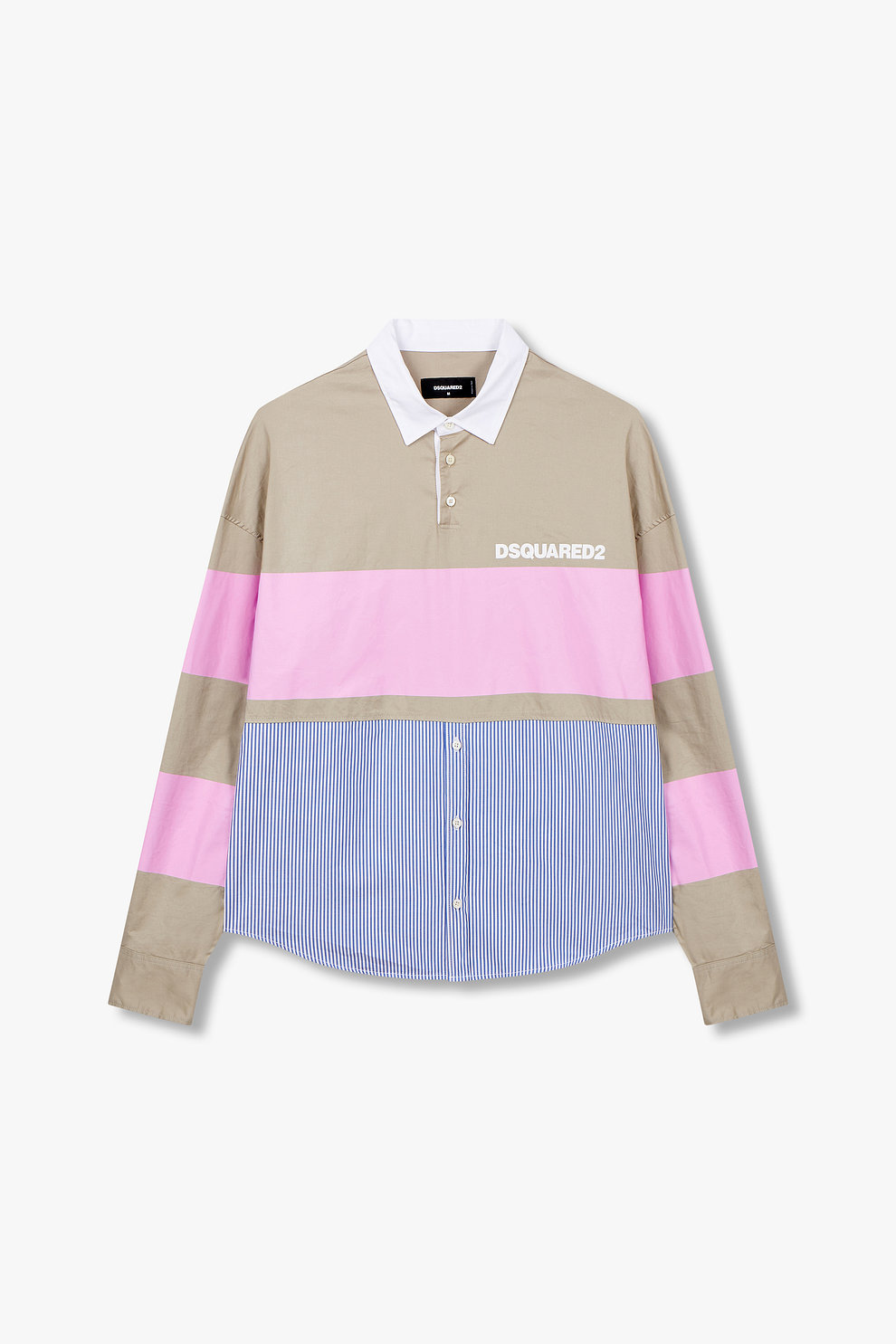 Dsquared2디스퀘어드2 남성 컬러 블록 스트라이프 셔츠 Sivillage 에스아이빌리지