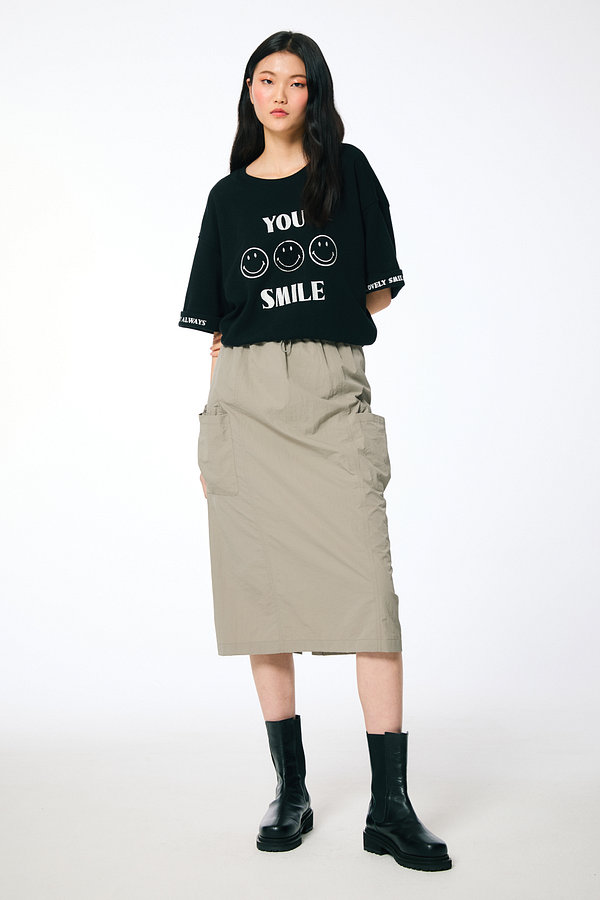 Gcut지컷 토글 스트링 카고 스커트 Sivillage 에스아이빌리지