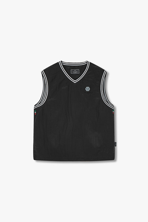 Philipp Plein Golf필립플레인 골프 Men 윈드프루프 브이넥 베스트 Sivillage 에스아이빌리지