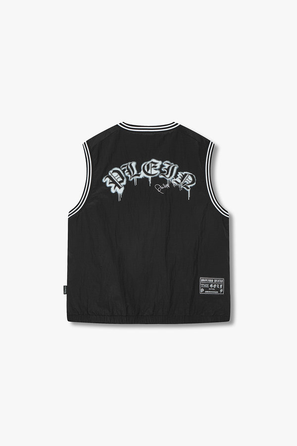 Philipp Plein Golf필립플레인 골프 Men 윈드프루프 브이넥 베스트 Sivillage 에스아이빌리지