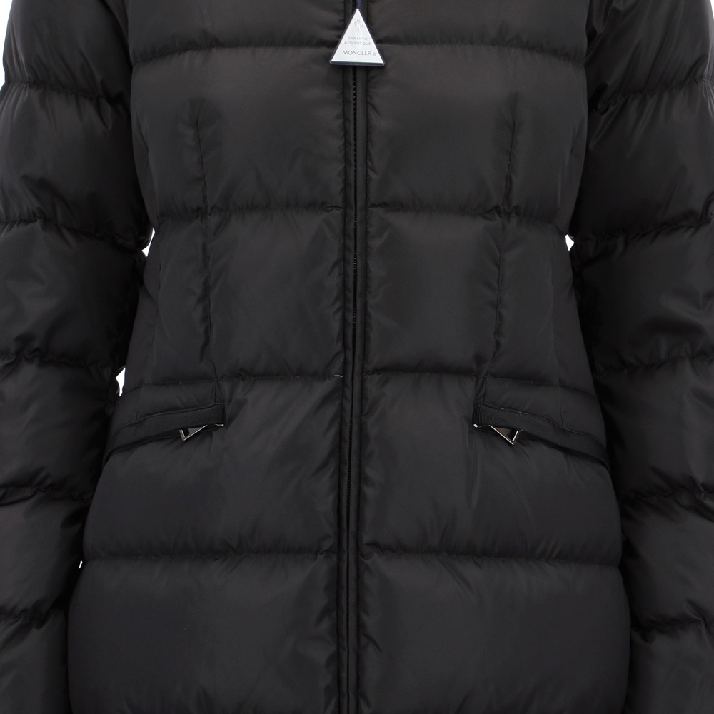 Moncler 몽클레어 [몽클레어] 아보세트 Avocette 로고 패치 롱 다운 패딩 1c00021 539zd 999 S