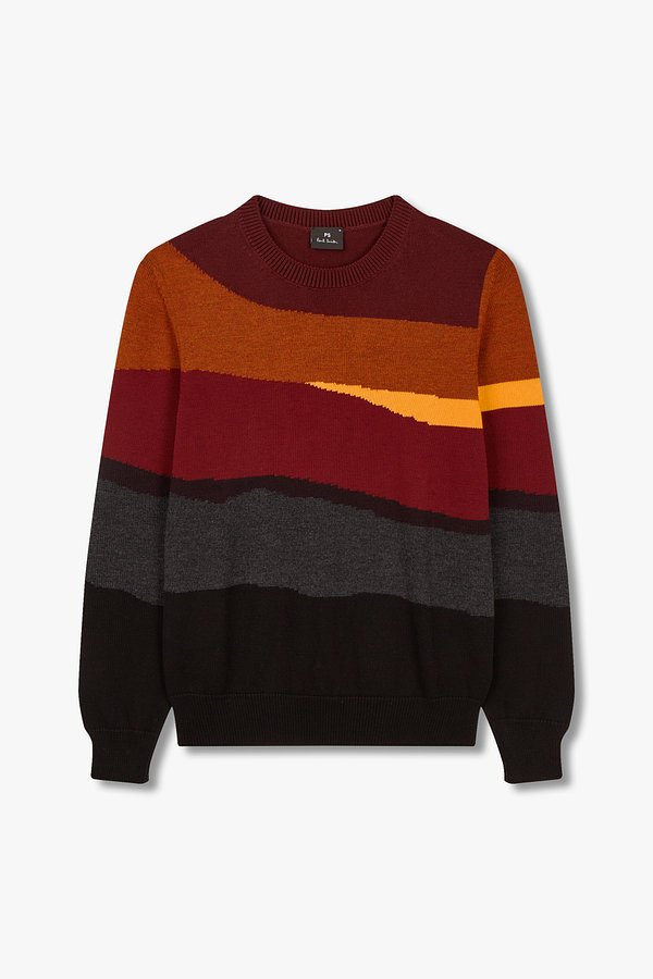 Paul Smith폴스미스 Ps Paul Smith 멀티 블록 코튼 울 니트 Sivillage 에스아이빌리지