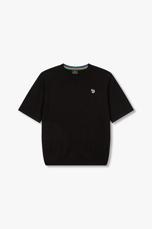 Paul Smith폴스미스 Ps Paul Smith 지브라 패치 숏 슬리브 스웨터 Sivillage 에스아이빌리지