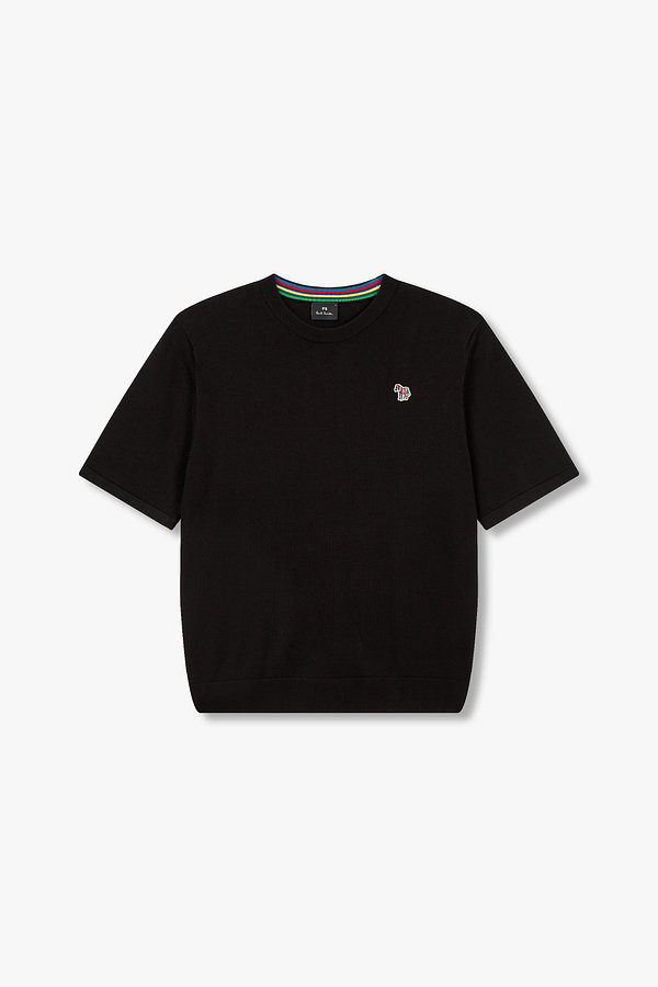 Paul Smith폴스미스 Ps Paul Smith 지브라 패치 숏 슬리브 스웨터 Sivillage 에스아이빌리지