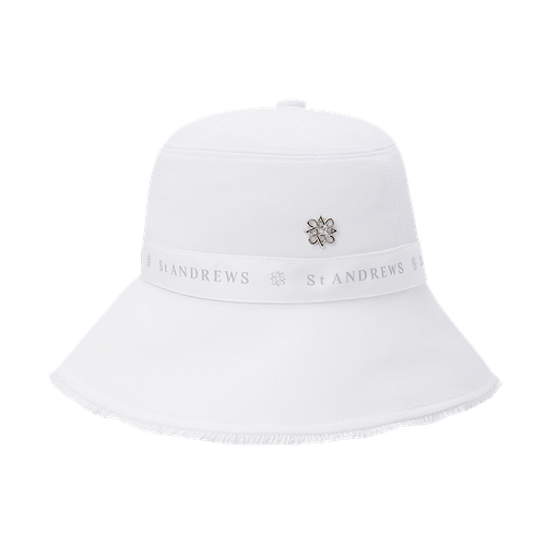 Standrews세인트앤드류스 여성 심볼 로고 라인 버킷햇 Sivillage 에스아이빌리지