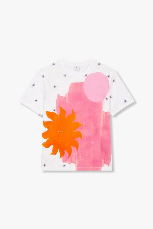 Paul Smith폴스미스 Ps Paul Smith 여성 썬 프린트 코튼 티셔츠 Sivillage 에스아이빌리지
