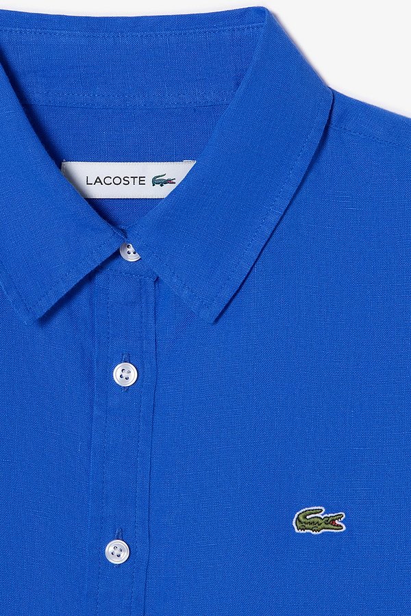 Lacoste라코스테 라코스테 여성 베이직 린넨 셔츠 Cf904e 54g Bdm Sivillage 에스아이빌리지