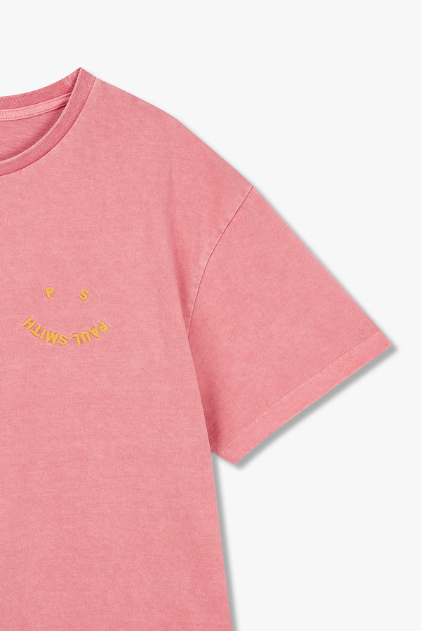 Paul Smith폴스미스 Ps Paul Smith 여성 자수 해피 로고 티셔츠 Sivillage 에스아이빌리지