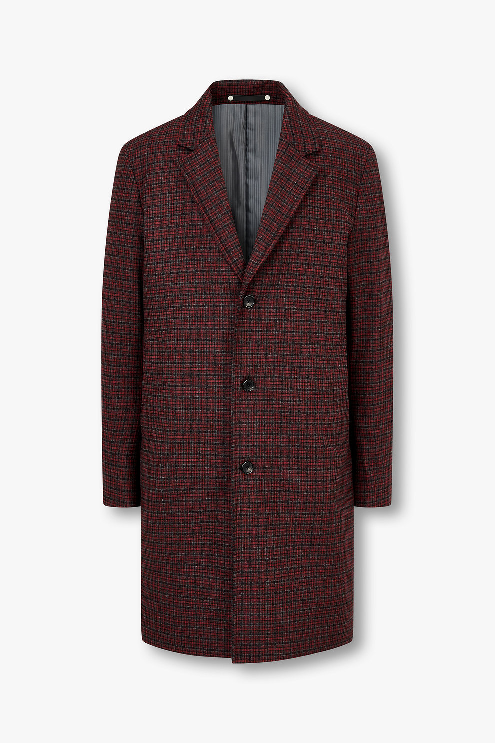 Paul Smith폴스미스 Ps Paul Smith 체크 패턴 싱글 롱 코트 Sivillage 에스아이빌리지