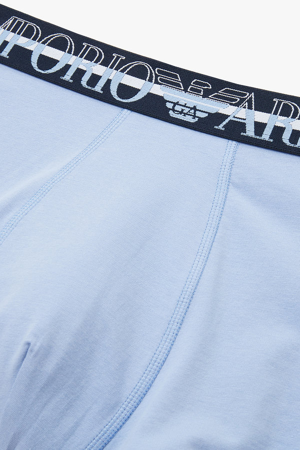 Emporio Armani Underwear엠포리오 아르마니 언더웨어 남성 배색 로고 밴딩 드로즈 Sivillage