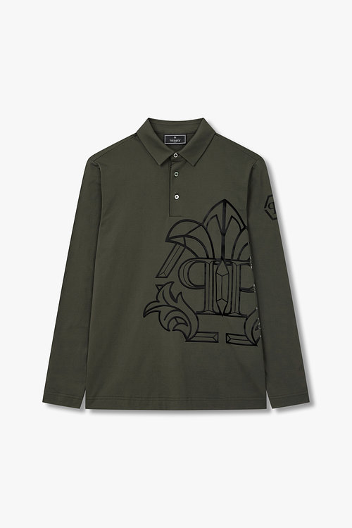 Philipp Plein Golf필립플레인 골프 Men 아트워크 롱 슬리브 폴로 셔츠 Sivillage 에스아이빌리지