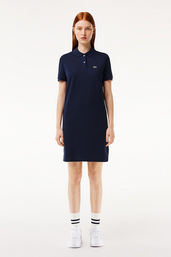 Lacoste라코스테 라코스테 여성 클래식 반팔 폴로 원피스 Ef7767 54g 166 Sivillage 에스